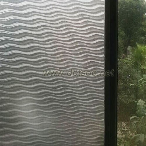 3D static film for window